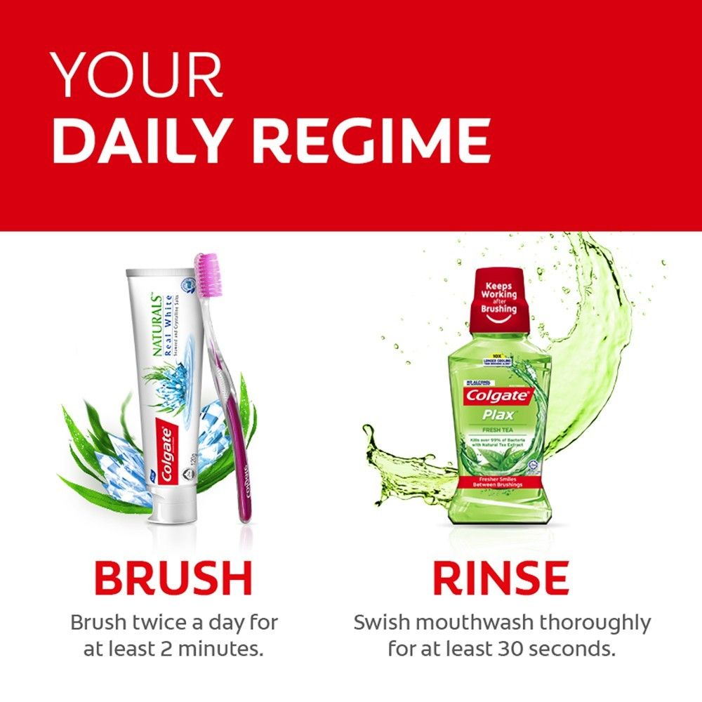 Colgate Naturals Real White (Seaweed & Crystalline Salts) Whitening ...