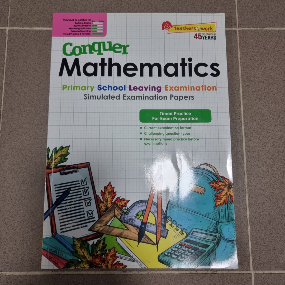 Conquer Mathematics PSLE Simulated Examination Papers, Hobbies & Toys ...