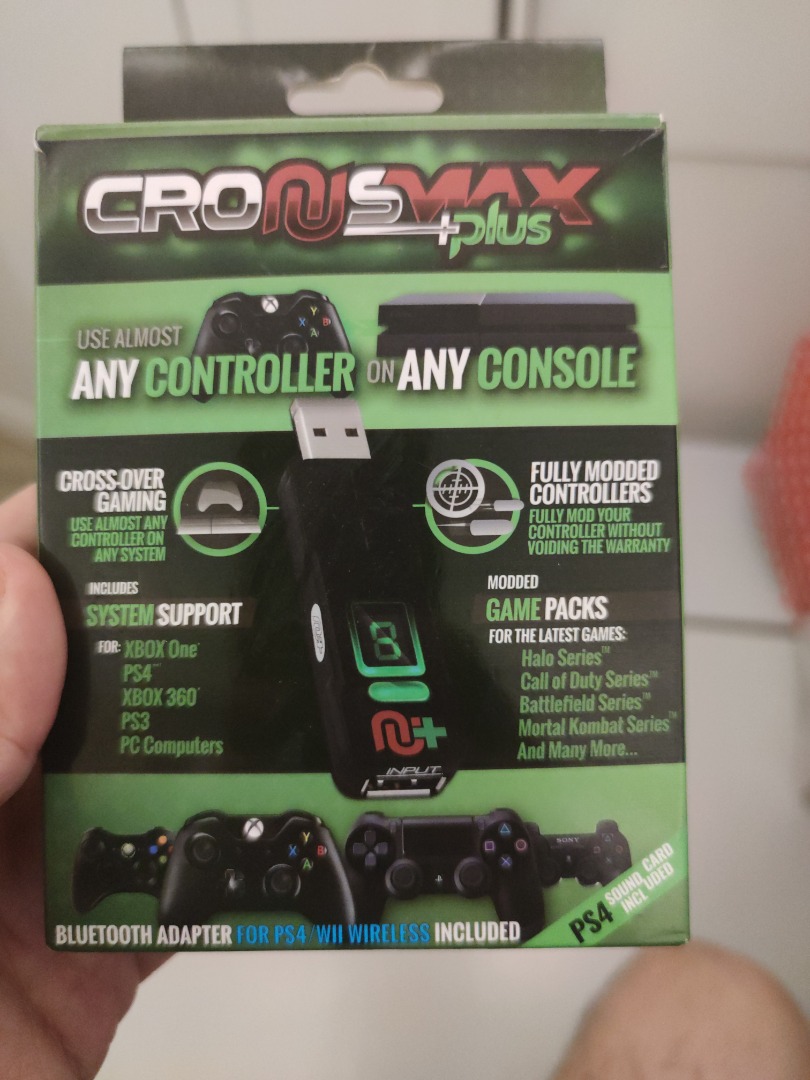 CronusMAX PLUS遊戲手製/方向盤轉接器。支持轉G27支持PS4/XBOX ONE, 電子遊戲, 遊戲機配件, 手掣 - Carousell