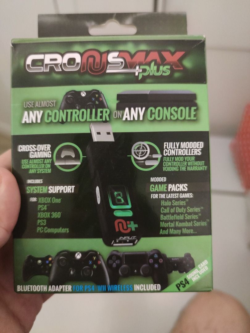 CronusMAX PLUS遊戲手製/方向盤轉接器。支持轉G27支持PS4/XBOX ONE, 電子遊戲, 遊戲機配件, 手掣 - Carousell