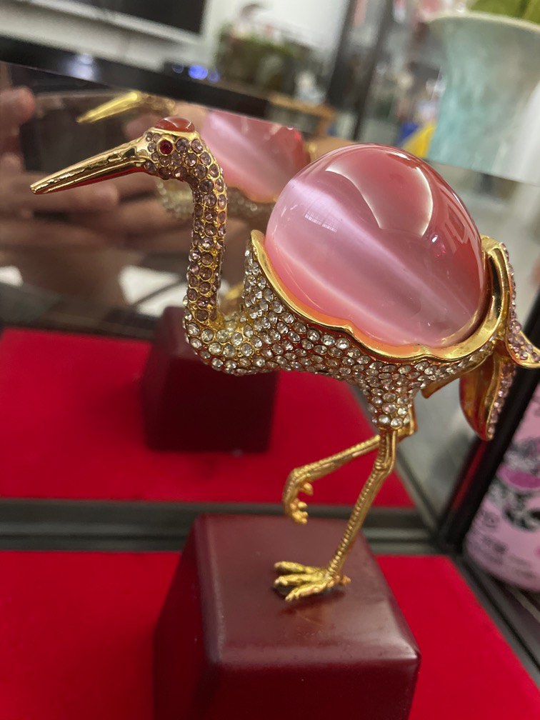 Crystal Crane Collectible, Hobbies & Toys, Memorabilia & Collectibles ...