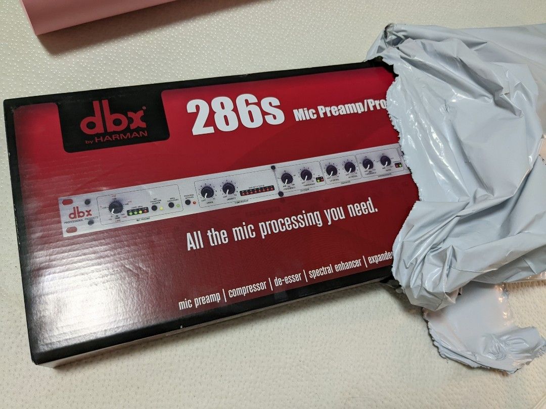 DBX 286s Mic Preamp Compressor Enhancer Processor Microphone, Audio ...