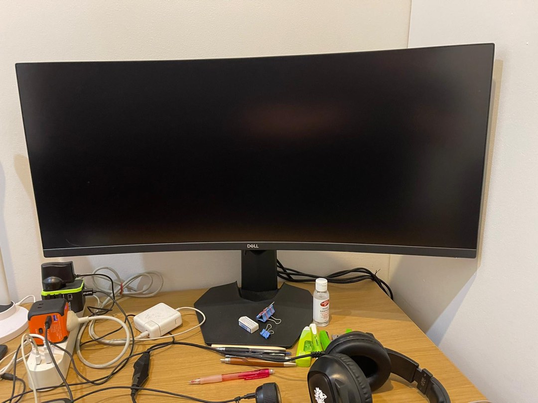 Dell curve screen, Computers & Tech, Parts & Accessories, Monitor ...