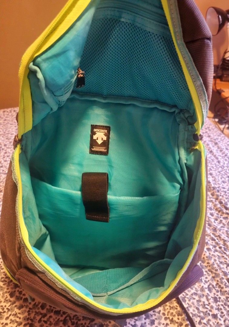 Descente backpack, Men's Fashion, Bags, Backpacks on Carousell