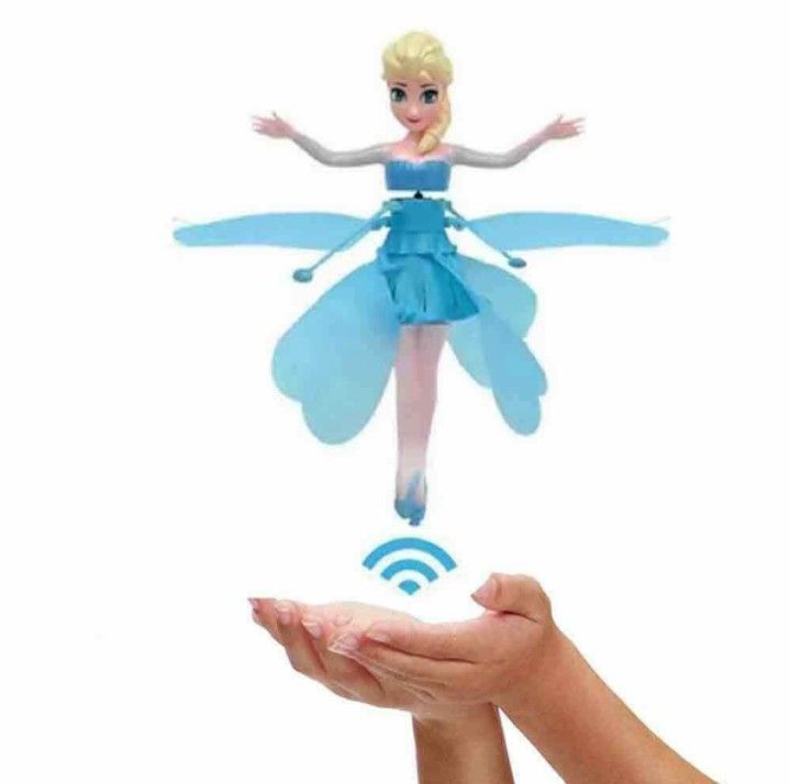 DISNEY FROZEN ELSA FLYING DOLL TOY KIDS CONTROL XMASS GIFT PRINCESS ...