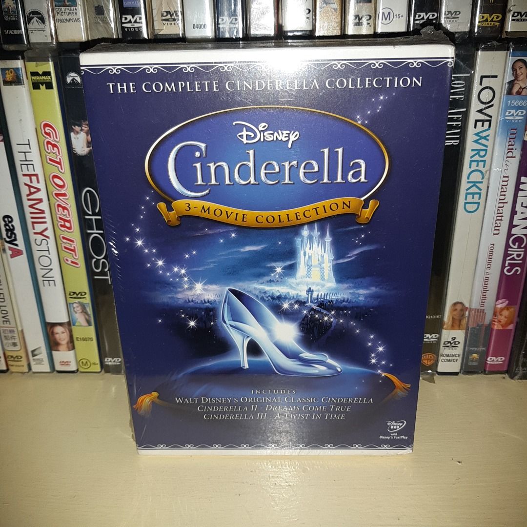 Disney's Cinderella 3-Movie Collection DVD Boxset (SEALED), Hobbies ...