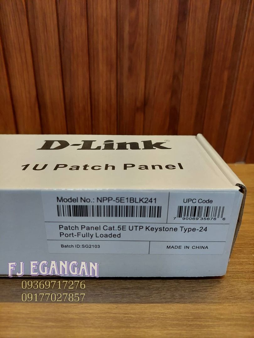 D-link Patch panel cat5e 24 ports | Dlink patchpanel 24 ports ...