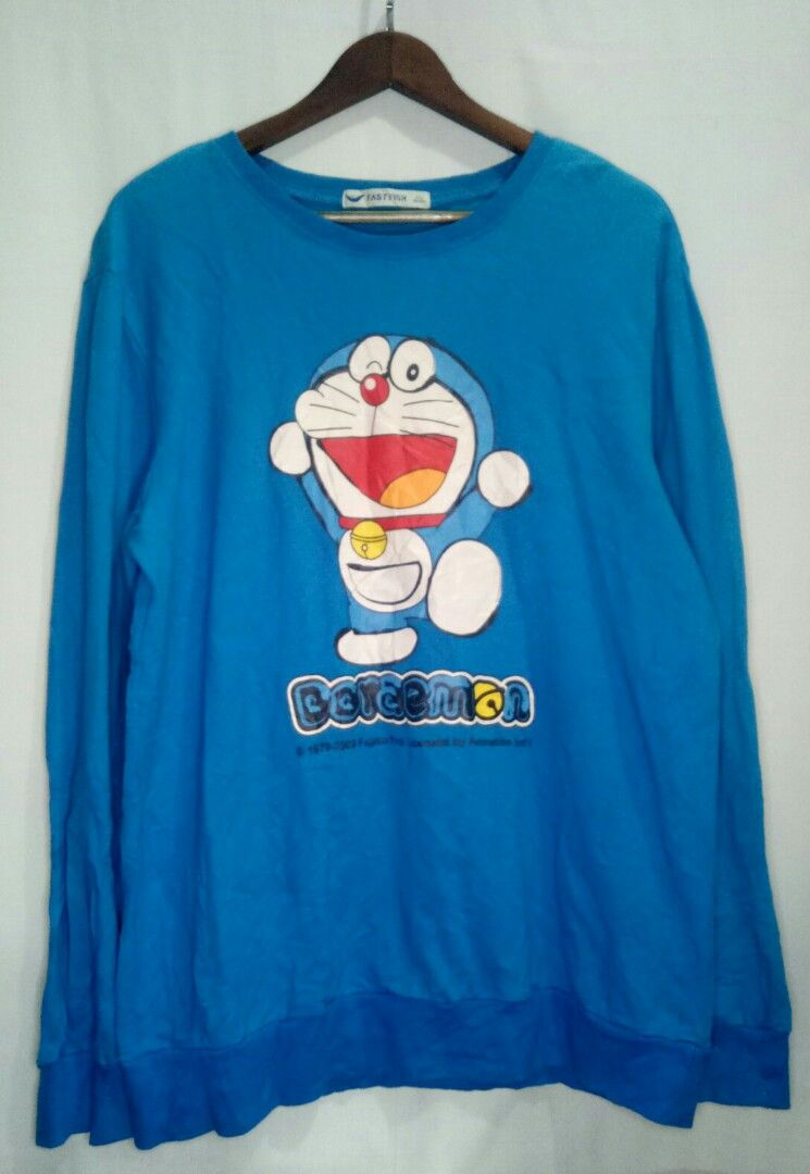 Doraemon Unisex Sweatshirt, Men's Fashion, Coats, Jackets and Outerwear ...