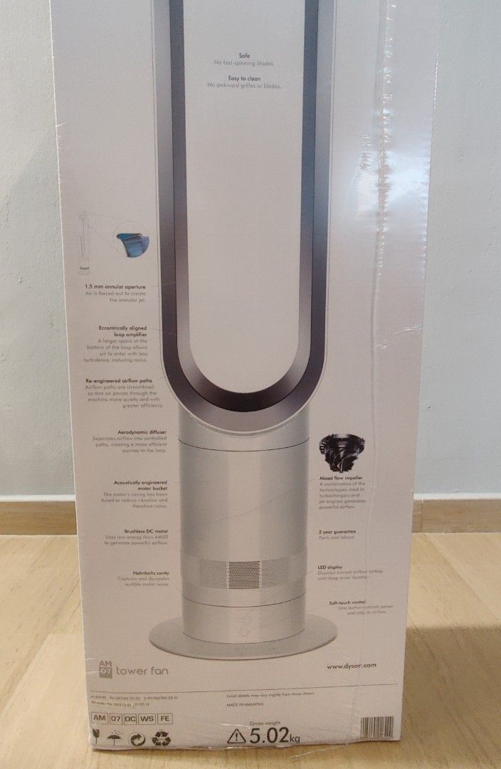Dyson AM07 Tower Fan, Furniture & Home Living, Lighting & Fans, Fans on ...