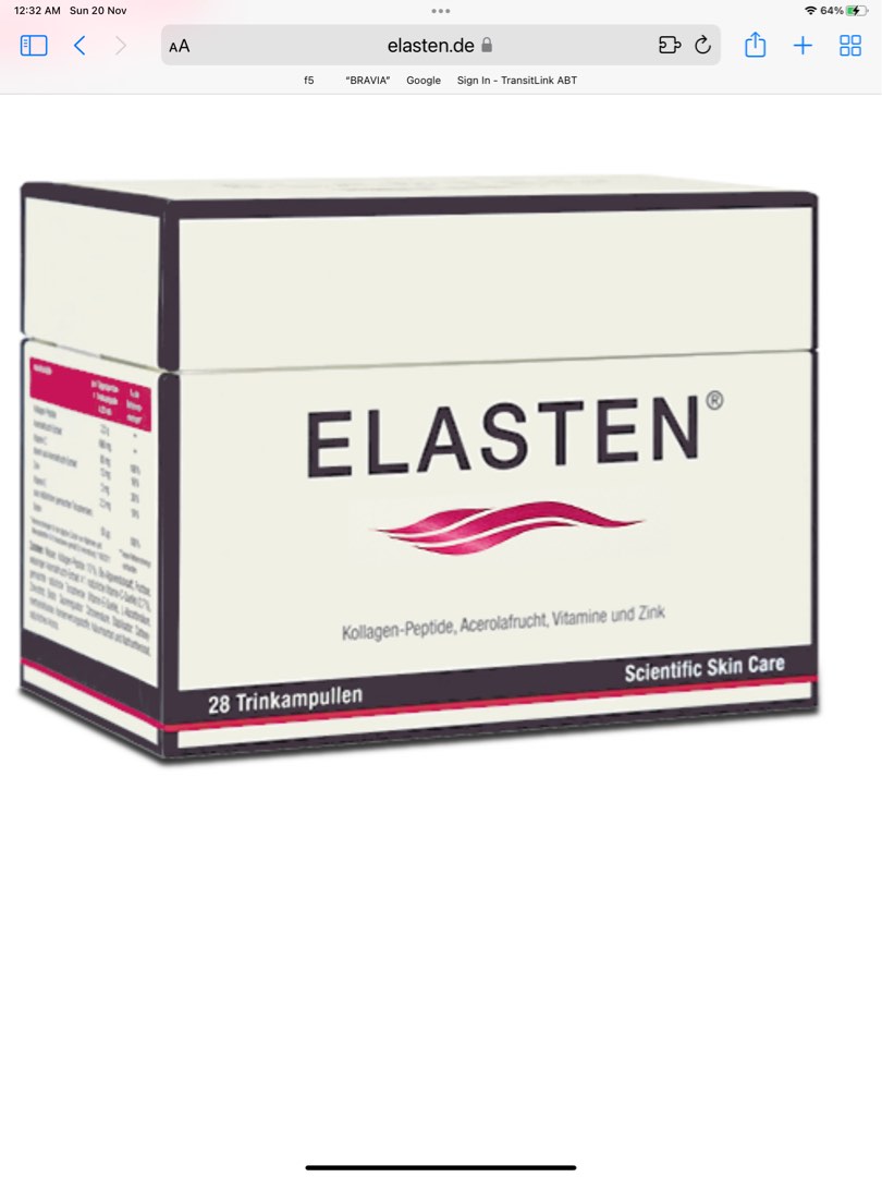 Elasten Collagen , Beauty & Personal Care, Hands & Nails on Carousell