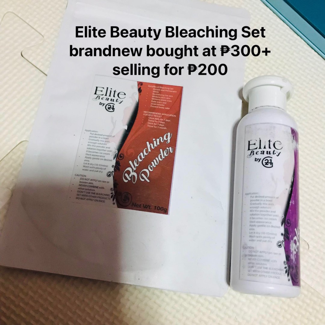 Elite Beauty Bleaching Set, Beauty & Personal Care, Bath & Body, Body ...