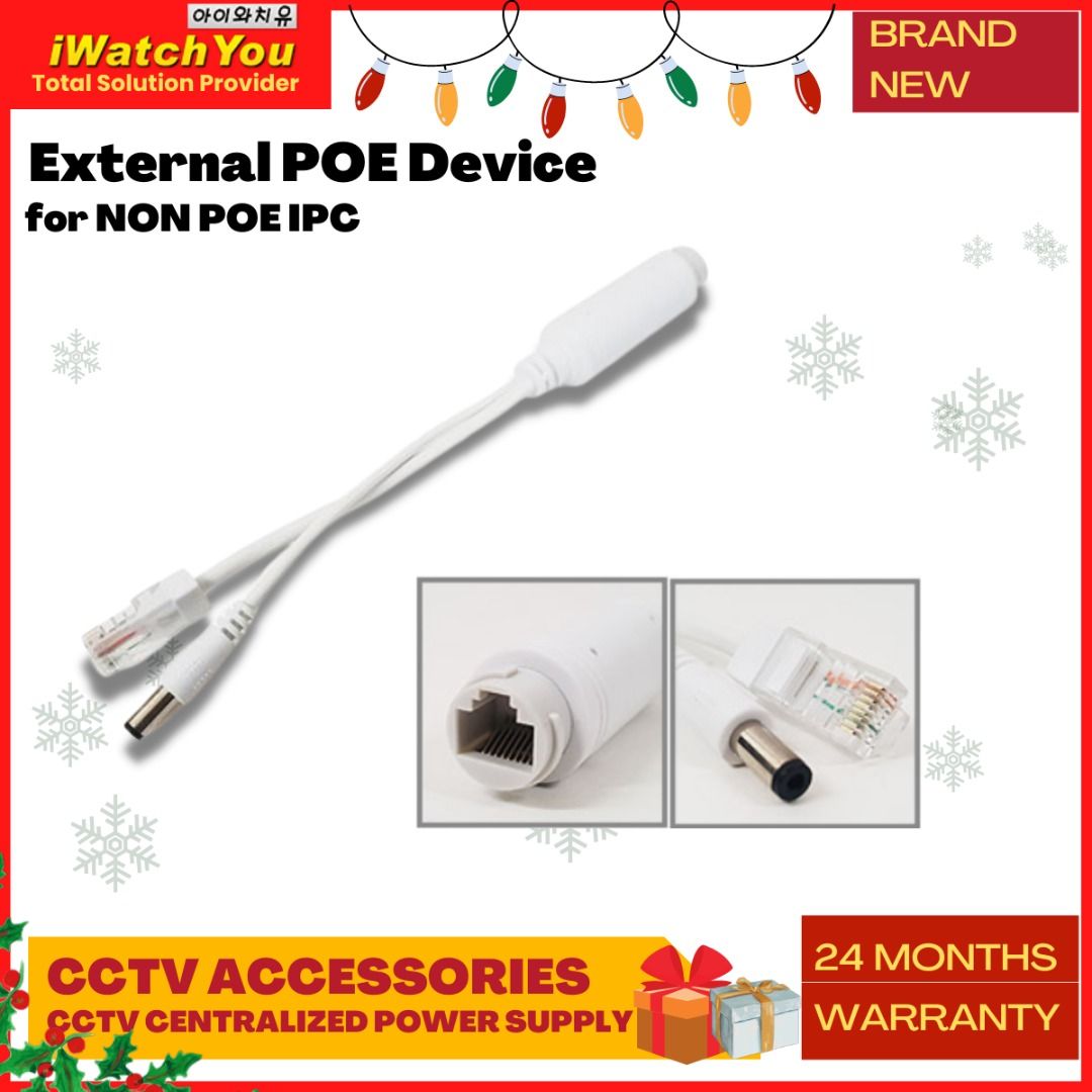 External POE Device For Non POE IP Camera, Furniture & Home Living ...