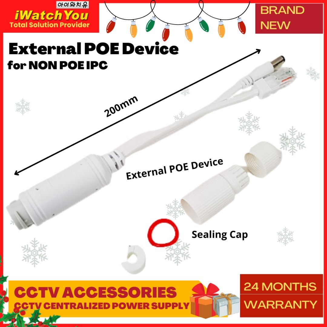 External POE Device For Non POE IP Camera, Furniture & Home Living ...