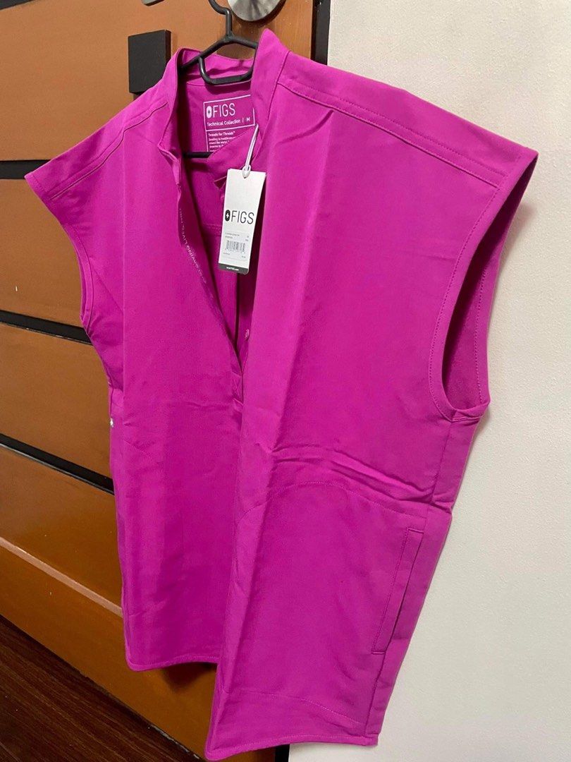 Figs Rafaela Top Raspberry Sorbet [LIMITED EDITION COLOR], Women's ...