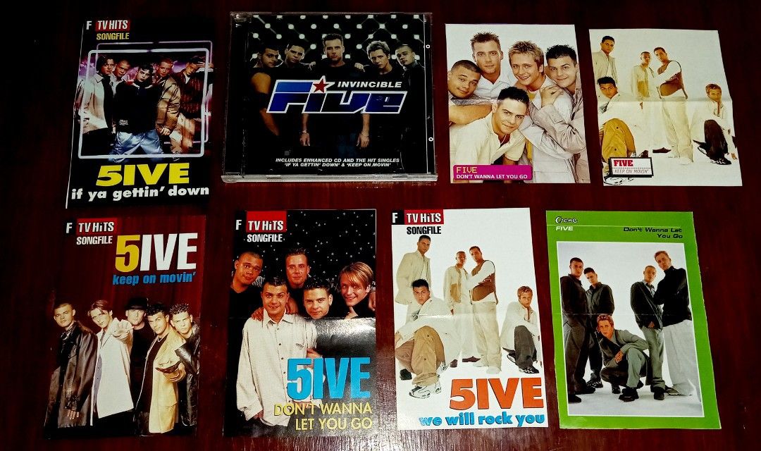 FIVE invincible, Hobbies & Toys, Music & Media, CDs & DVDs on Carousell