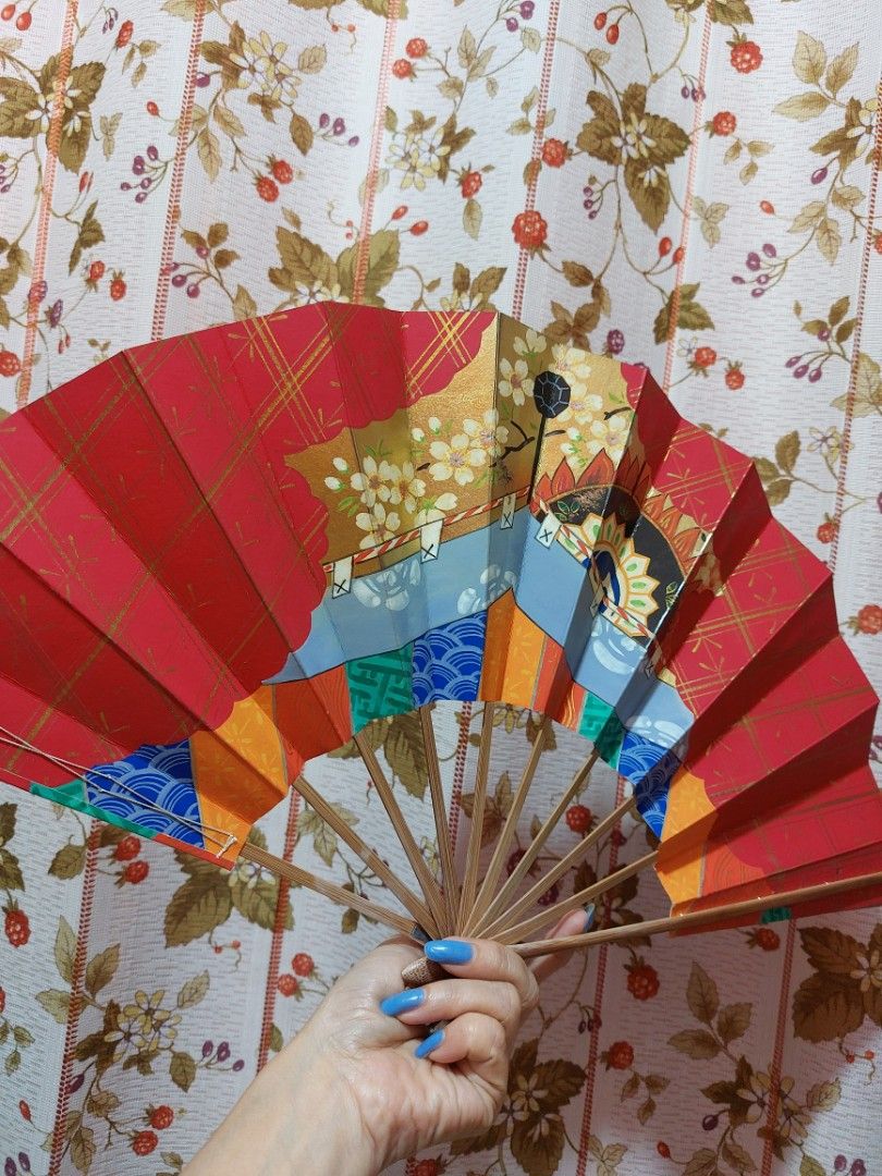 Folding Fan Wall Decor 1, Furniture & Home Living, Home Decor, Wall ...