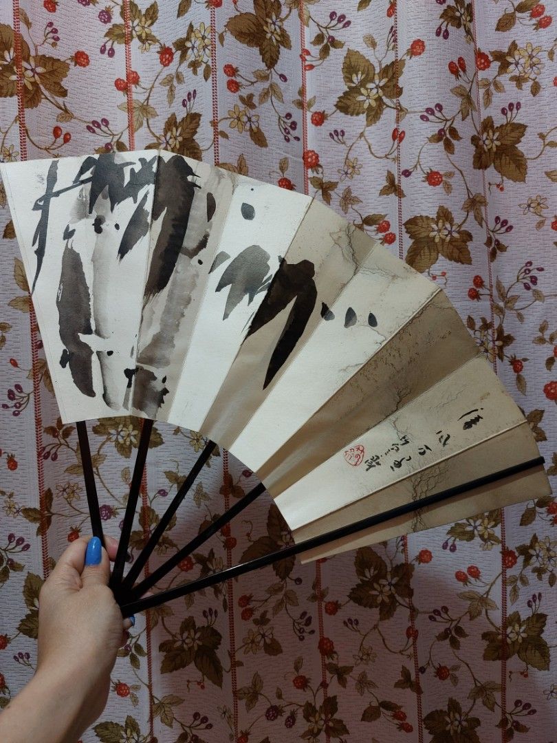 Folding Fan Wall Decor 2, Furniture & Home Living, Home Decor, Wall ...