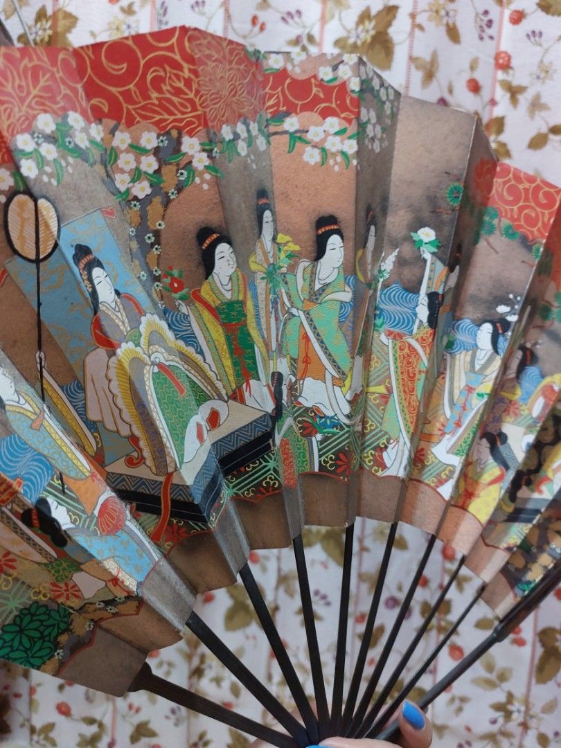 Folding Fan Wall Decor 3, Furniture & Home Living, Home Decor, Wall ...