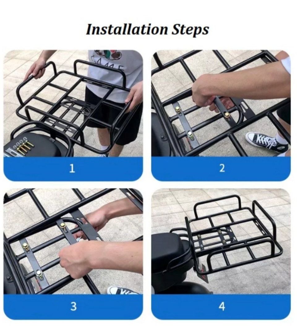 Food Delivery Thermal Rack Holder with tools provided! Fit on bicycle ...
