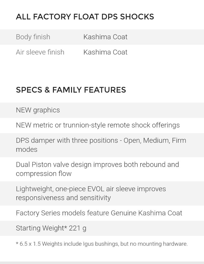 Fox Float DPS EVOL Factory 2021, Sports Equipment, Bicycles & Parts ...