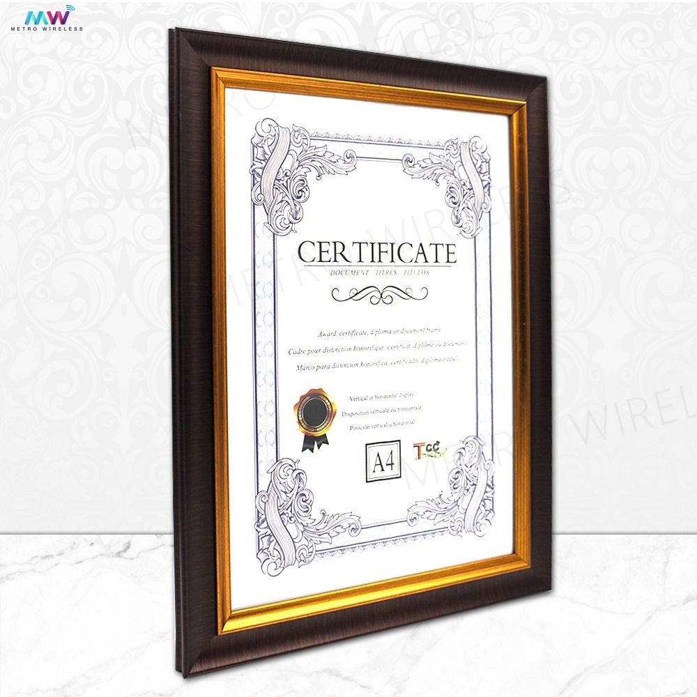 Frame Certificate Documents Frame Diploma A4 Legal Picture Frame Award ...