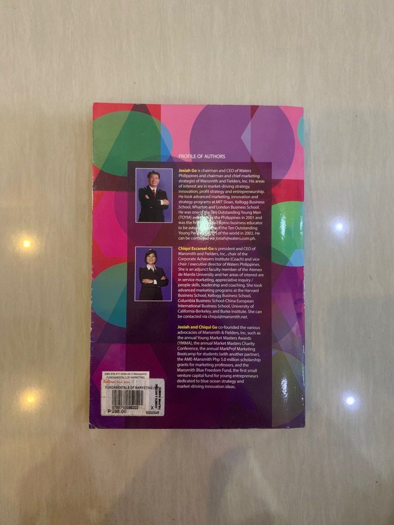 Fundamentals of Marketing by Josiah Go, Hobbies & Toys, Books ...