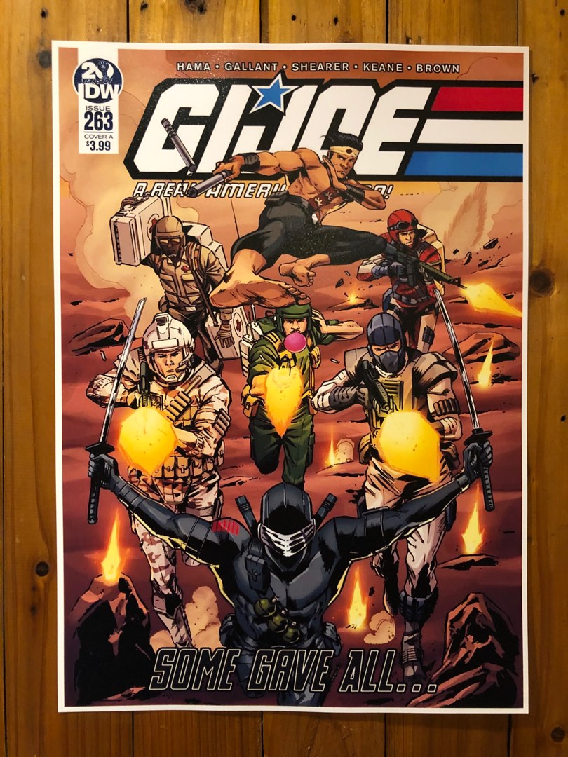 G.I. Joe Retro Vintage Classic Movie Cartoon Poster, Hobbies & Toys ...