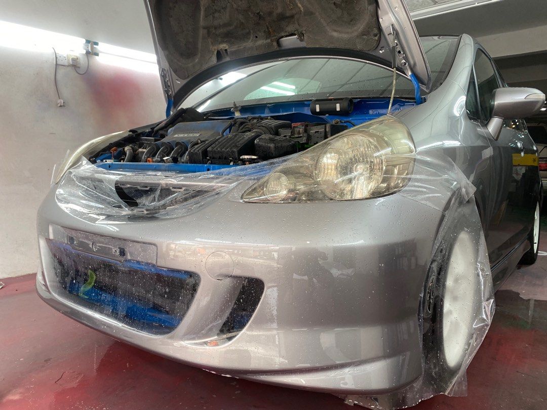 headlight ppf car spray full car ppf, Car Accessories, Car Workshops ...