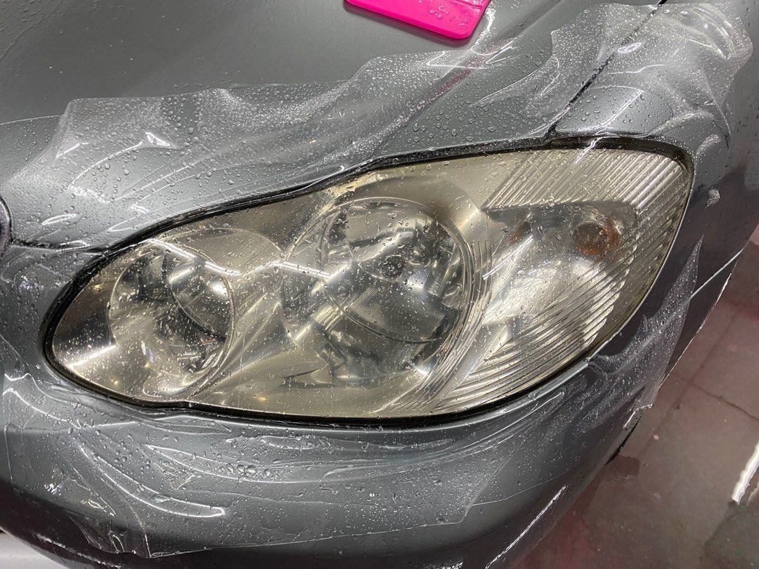 headlight ppf car spray full car ppf, Car Accessories, Car Workshops ...