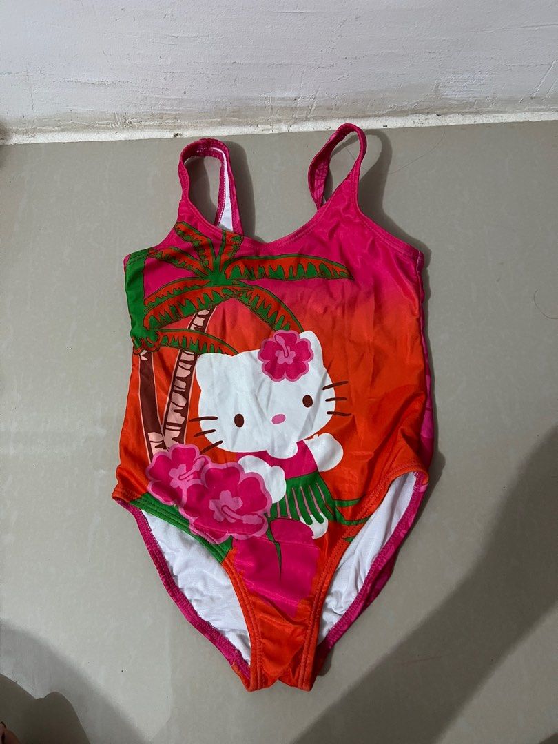 Hello kitty swimsuit one piece, Babies & Kids, Babies & Kids Fashion on ...