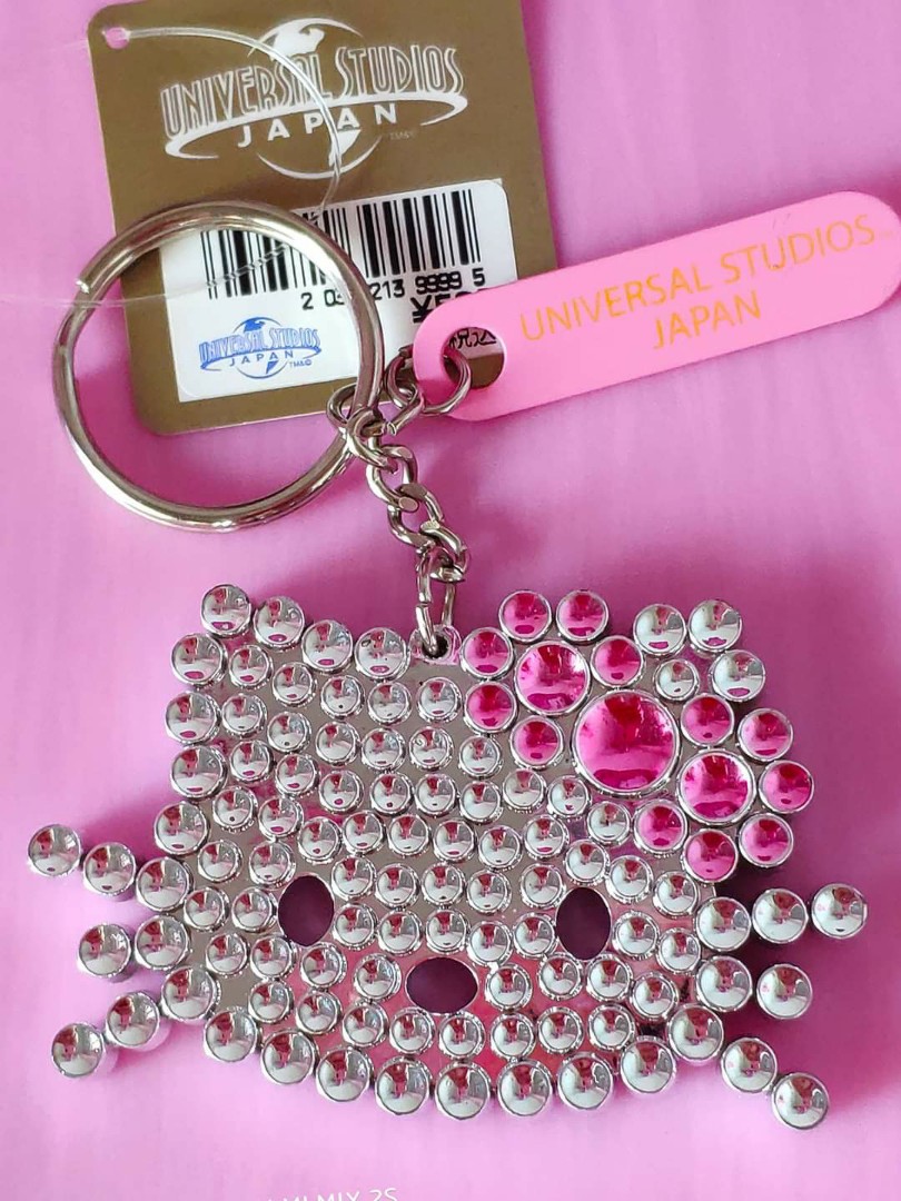 Hello kitty USJ Rhinestone keyCharm, Hobbies & Toys, Toys & Games on ...