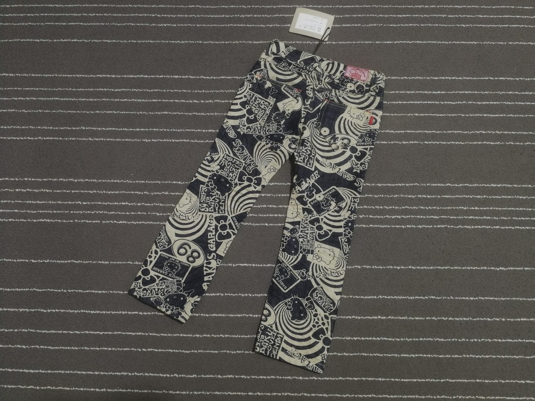 HELLO KITTY X BAKU GARAGE DENIM KIDS w20-22, Babies & Kids, Babies ...