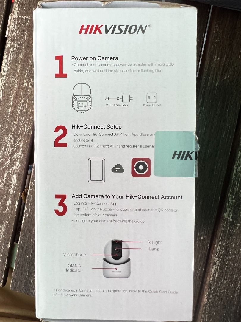 HIKVISION Network PT Camera Clear, Furniture & Home Living, Security ...