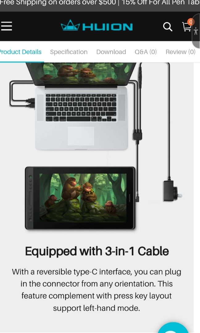 Huion Kamvas 16 Pro, Computers & Tech, Desktops on Carousell