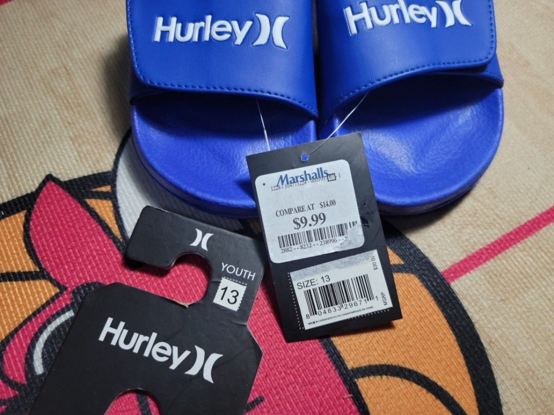 Hurley Slides for kids, Babies & Kids, Babies & Kids Fashion on Carousell