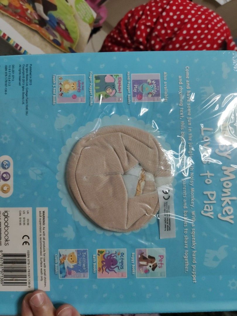 Igloo noisy books - monkey, Babies & Kids, Infant Playtime on Carousell