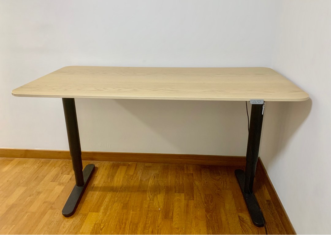 IKEA Bekant Standing Desk (Electrical), Furniture & Home Living ...