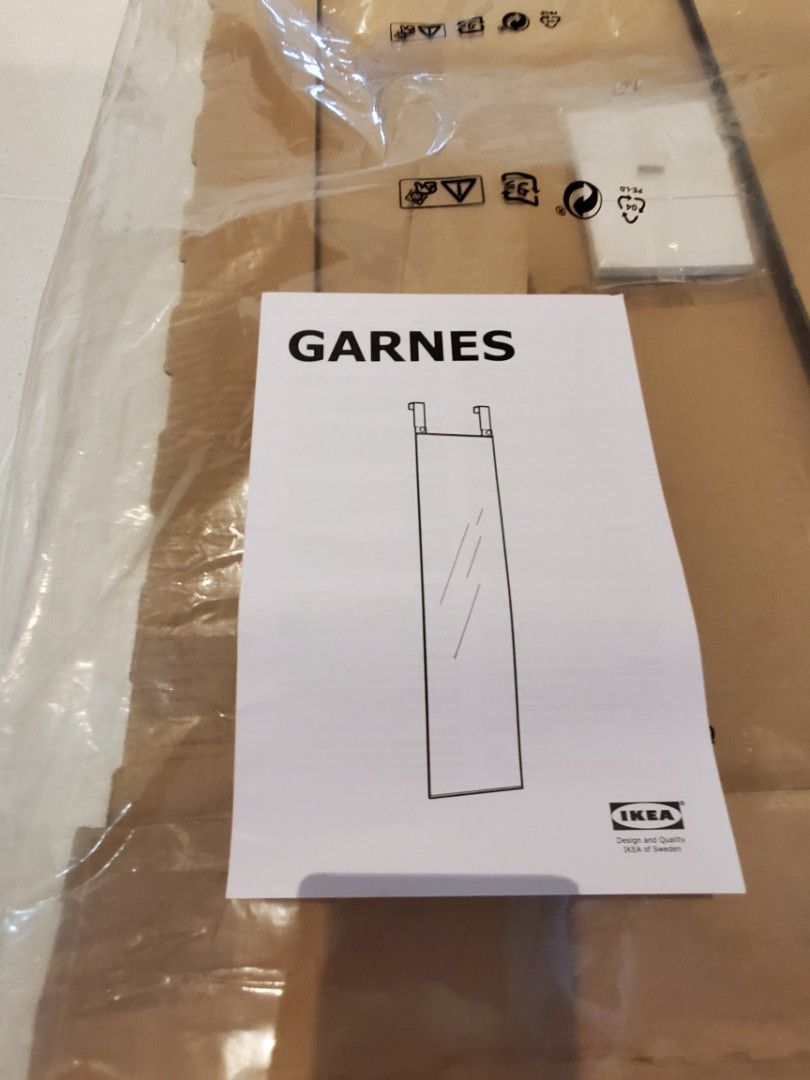 IKEA Garnes Mirror (with original packaging), Furniture & Home Living ...