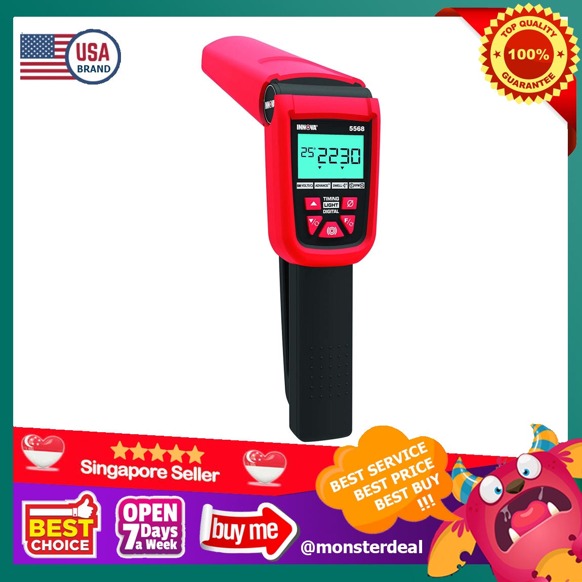 Innova Pro Digital Timing Light with Storage Case, Furniture & Home ...