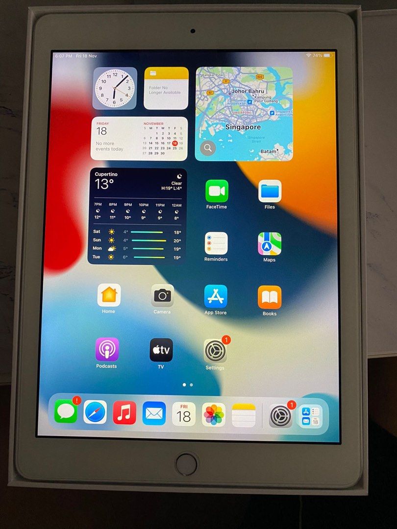 Silver iPad 6th Gen 128Gb Wifi Only, Mobile Phones & Gadgets, Tablets ...