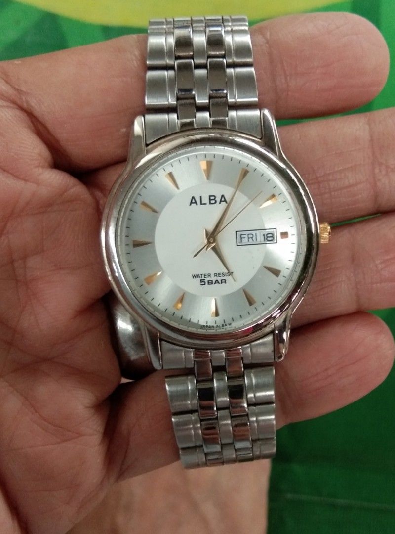 Jam tangan Alba, Fesyen Pria, Jam Tangan di Carousell