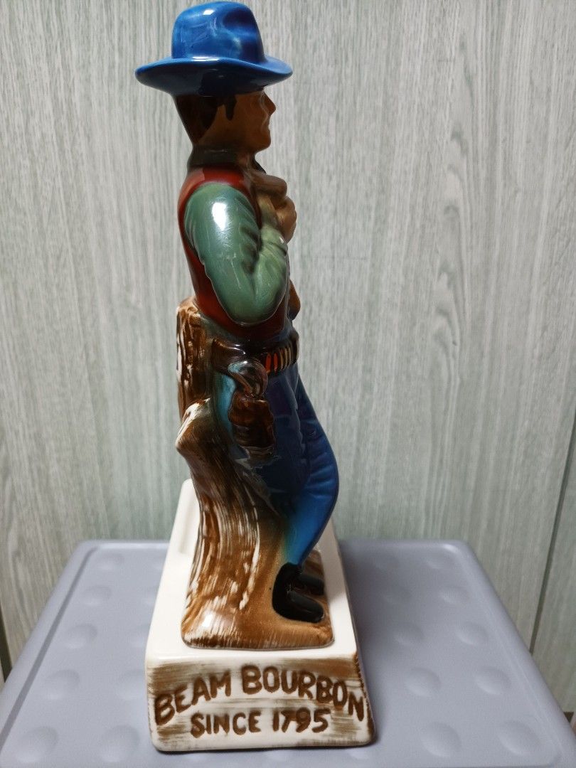 JIM BEAM Whiskey Bottle Stand Display, Hobbies & Toys, Memorabilia ...