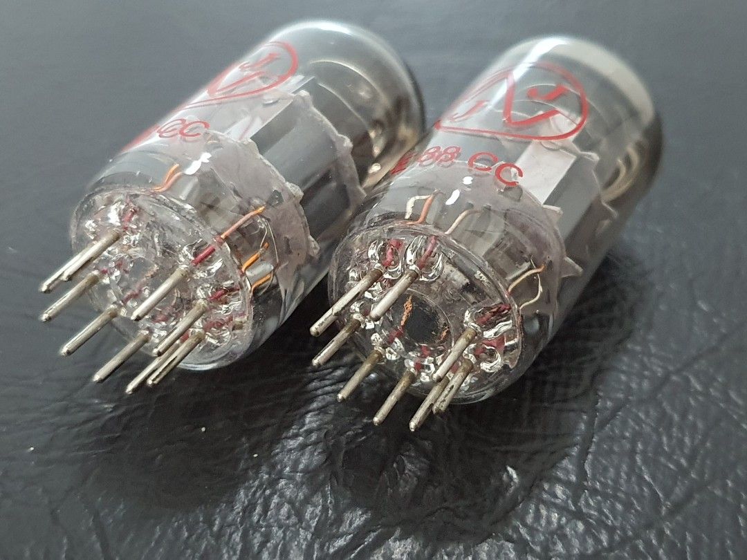 JJ E88CC 6DJ8 pair vacuum tube for valve amp, Audio, Other Audio ...