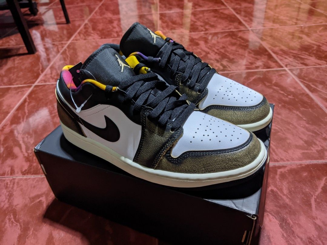 Jordan 1 Low 'Wear Away Onyx', Men's Fashion, Footwear, Sneakers on ...