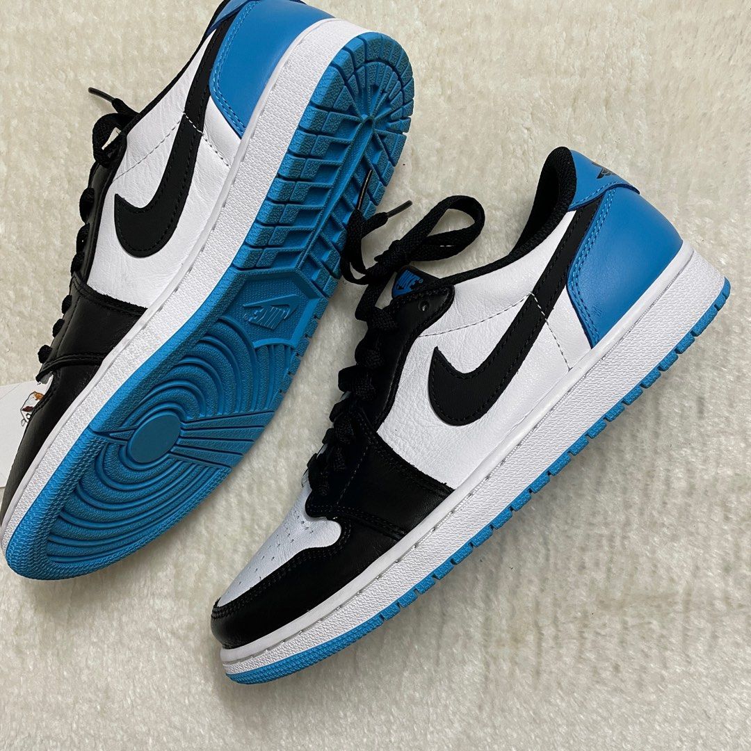 Jordan AJ 1 Low OG Powder Blue UNC, Men's Fashion, Footwear, Sneakers ...