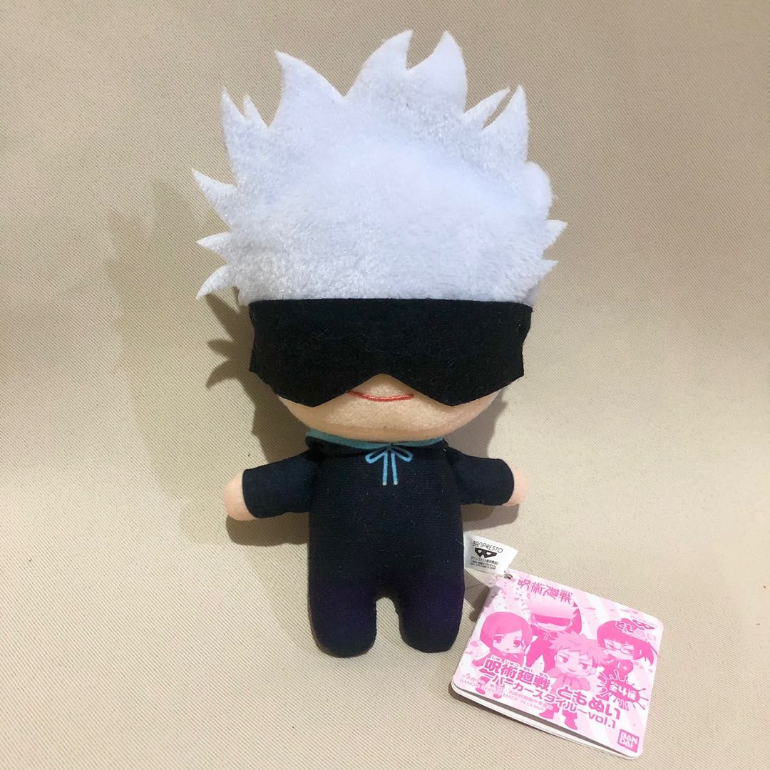 Jujutsu Kaisen Gojo Satoru Tomonui Mascot Plush Stuffed Toy Anime Merch ...