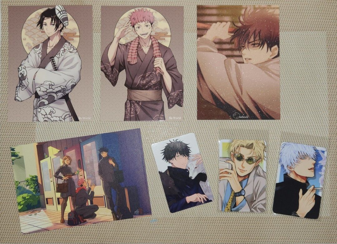 Jujutsu kaisen postcard photocard print jjk gojo yuta yuji itadori ...