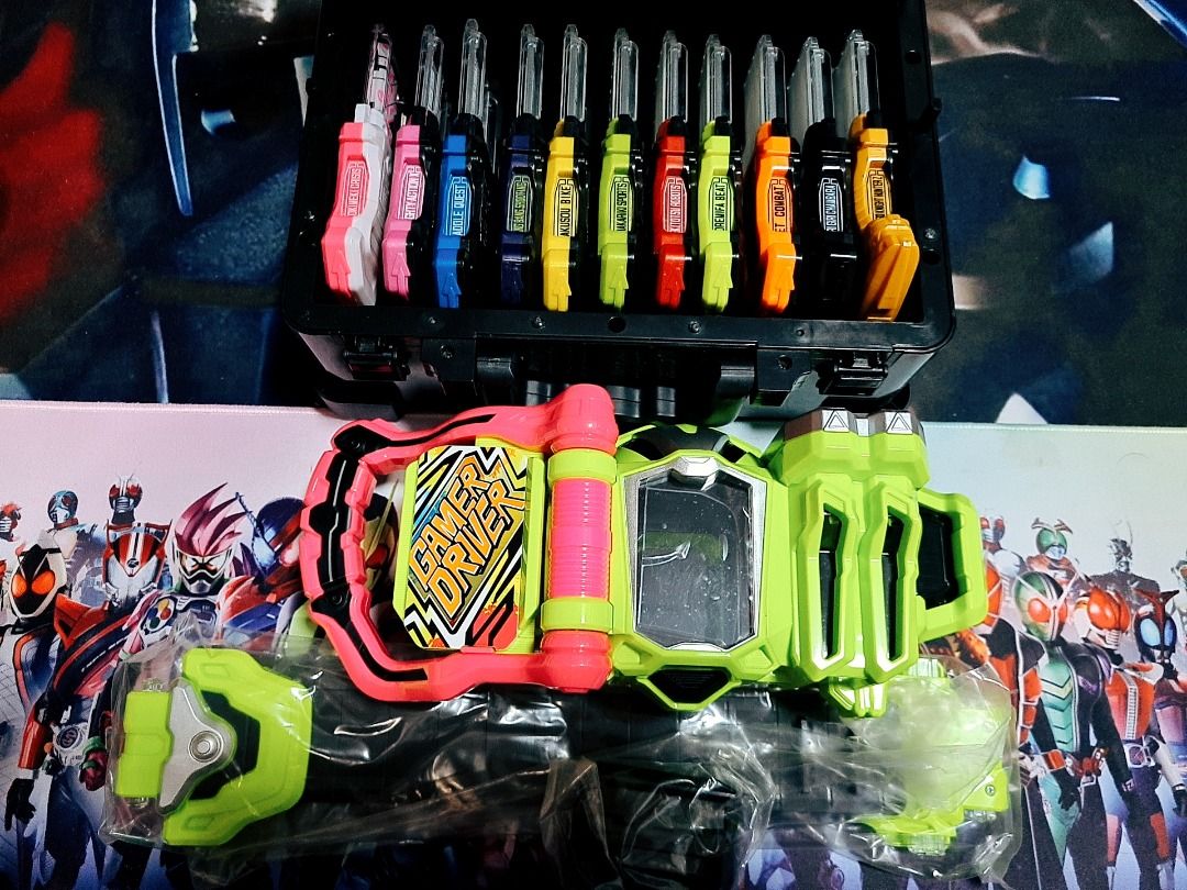 Kamen Rider Ex-Aid - DX Gamer Driver w Gashat Case Set, Hobbies & Toys, Toys & Games on Carousell