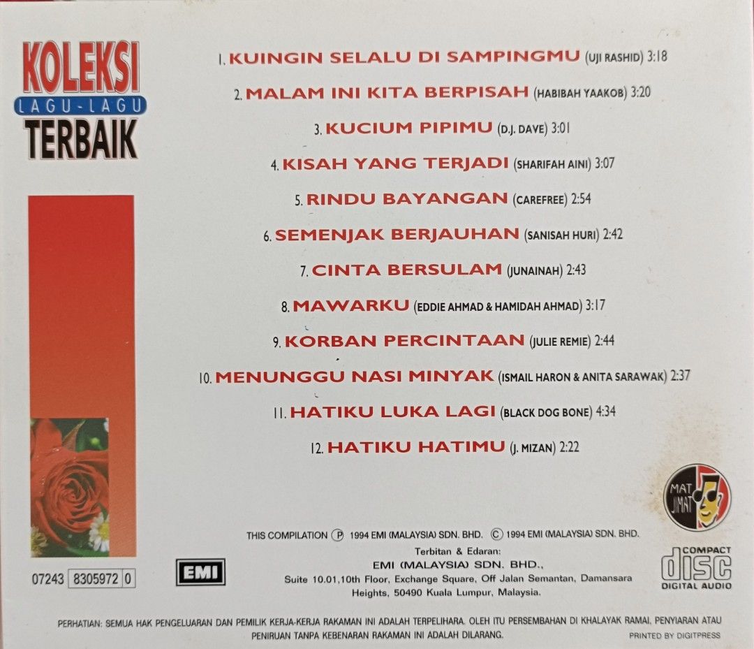 KASIHKU DULU CDR, Hobbies & Toys, Music & Media, CDs & DVDs on Carousell