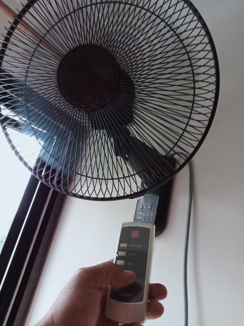 KDK Wall Fan with remote controller, Furniture & Home Living, Lighting ...